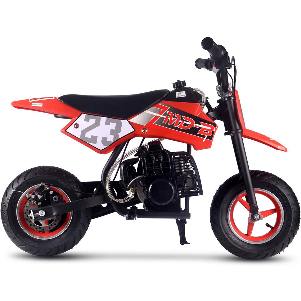 MotoTec DB-02 50cc 2-Stroke Kids Supermoto Gas Dirt Bike – WheelyWheels