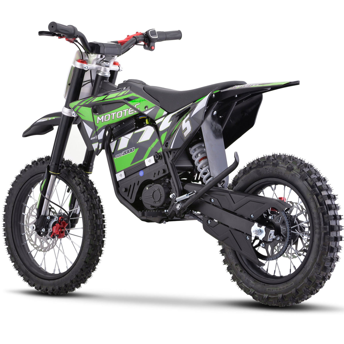 MotoTec 60v Pro Electric Dirt Bike 2000w Lithium – WheelyWheels