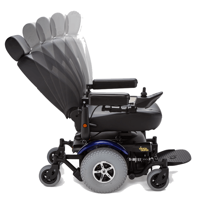 Merits USA VISION SUPER P327 and P3274 Power Wheelchairs – WheelyWheels
